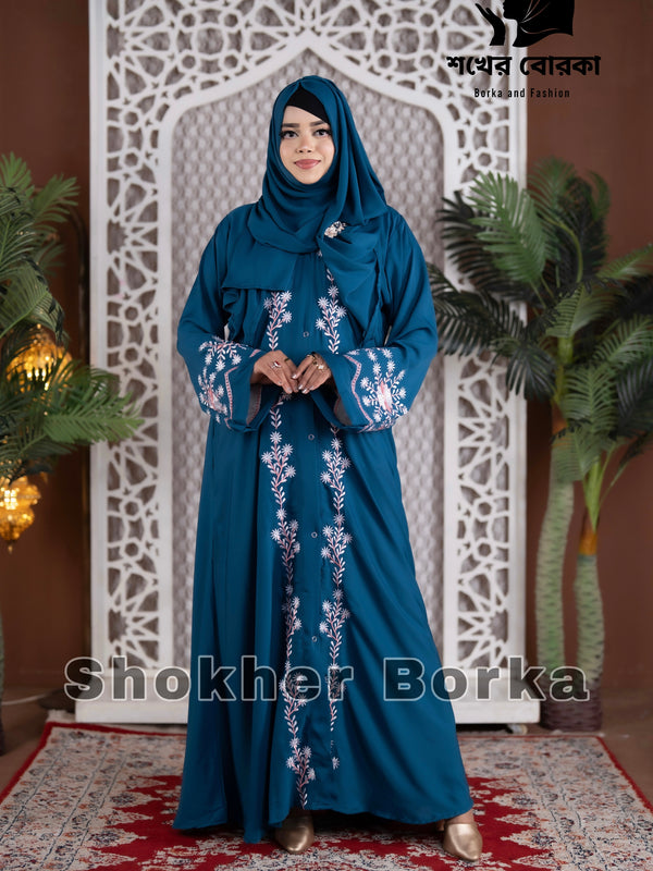 Zarifah Abaya ( SeaGreen ) – Shokher Borka