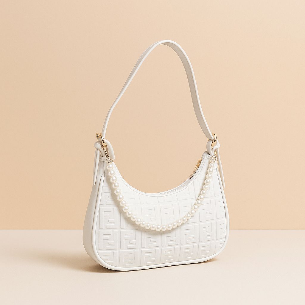 FF Tote Bag ( White ) – Shokher Borka