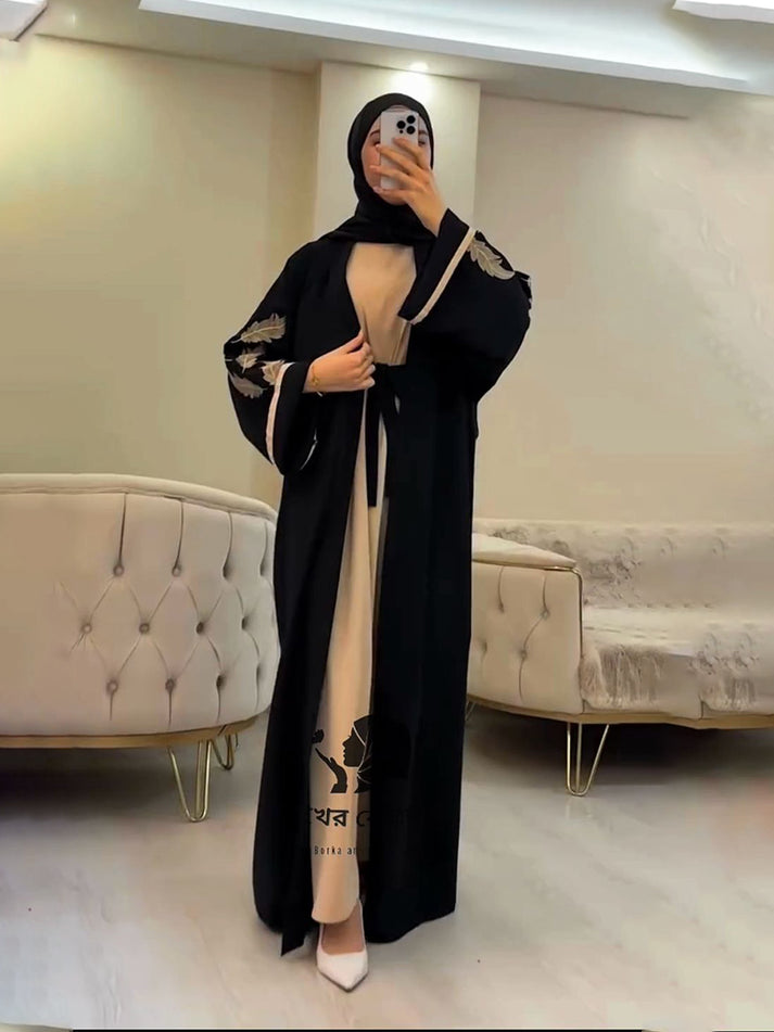 Palok Adjust Koti Borka ( Black ) – Shokher Borka